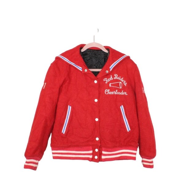 Sport Shop | Jackets & Coats | Sport Shop Wool Blend Embroidered Red ...
